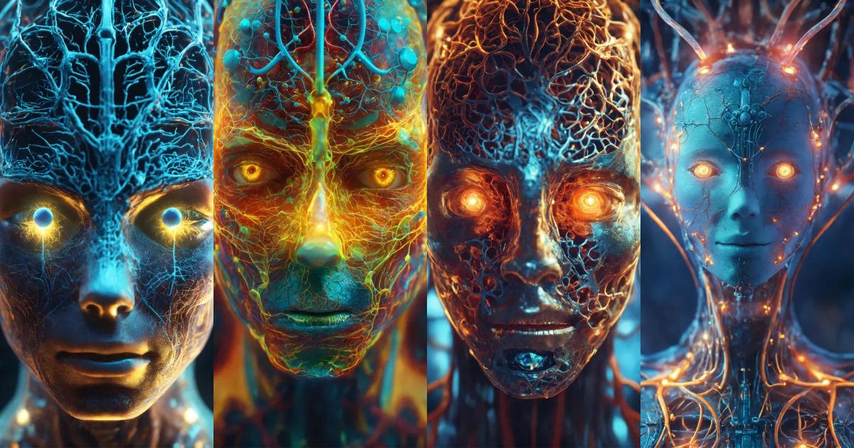 Lexica - Extraterrestrial face. Created by Macro shot of a human ...