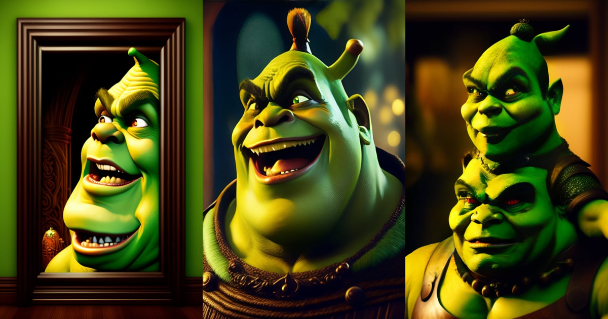 Lexica - Shrek as an horror film