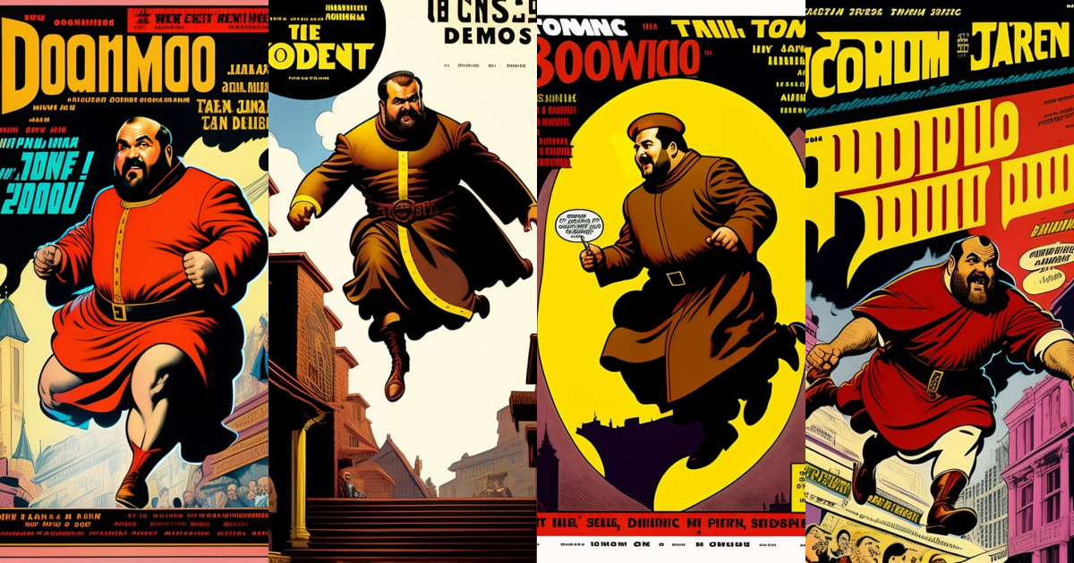 Lexica - ((square format)), vintage comic book cover illustration of ...