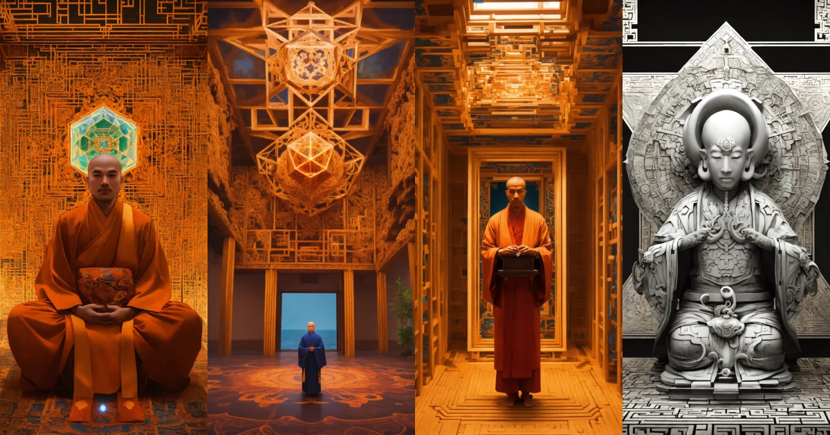 Lexica - Taoist monk octopus tesseract body fractal three point ...