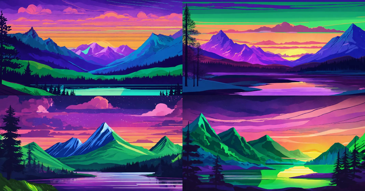 Lexica - Simple Mountains drawing, graphics, ornament, tapestry ...