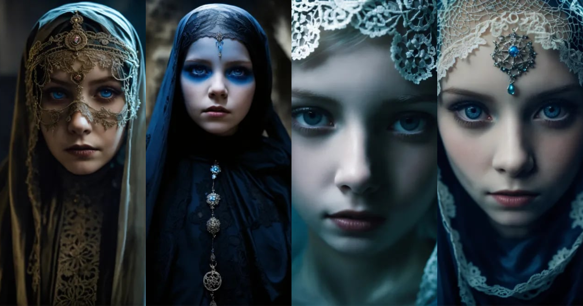 Lexica - Body portrait of a very childish deadly pale ultra slim twelve ...