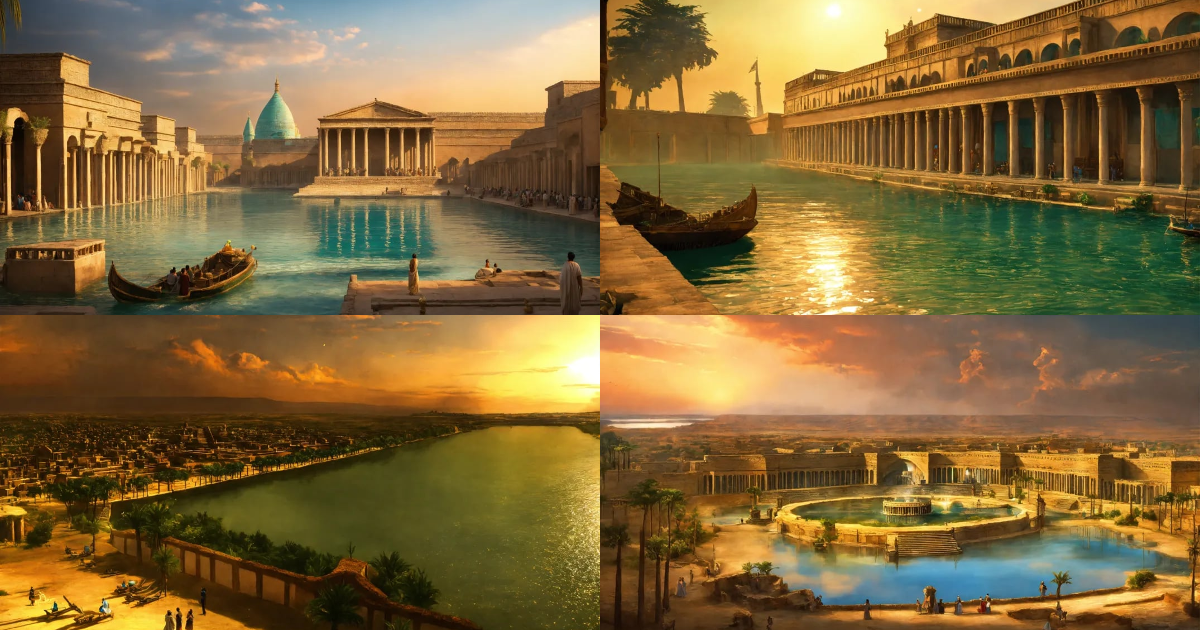 Lexica - The beautiful waters of Babylon in 587 BC