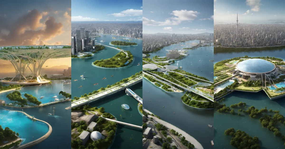 Lexica - Imagine a vision of future Tokyo in 2050 with networks of ...