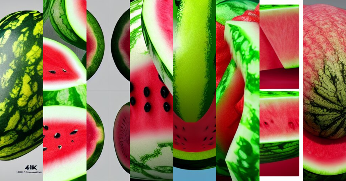 Lexica - A crossbreed between a watermelon and strawberry, trending on ...