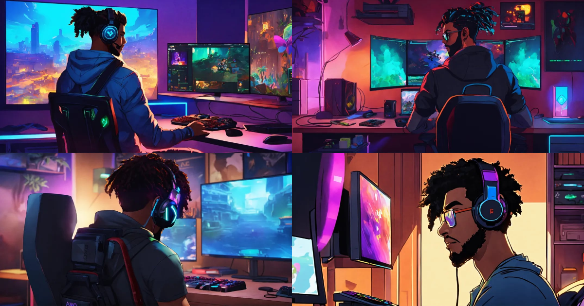 Lexica - Un jeune homme noir métisser avec des cheveux long nattés ...