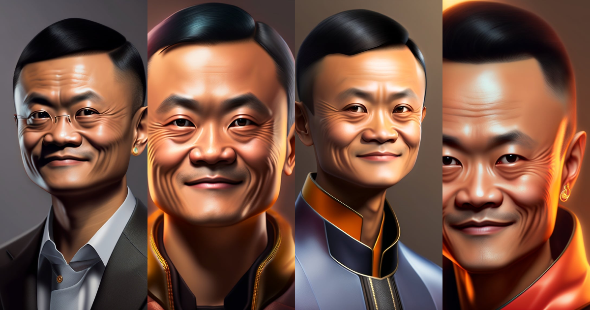 Lexica - Jack Ma Portraits, Realistic, 4K, 16:9