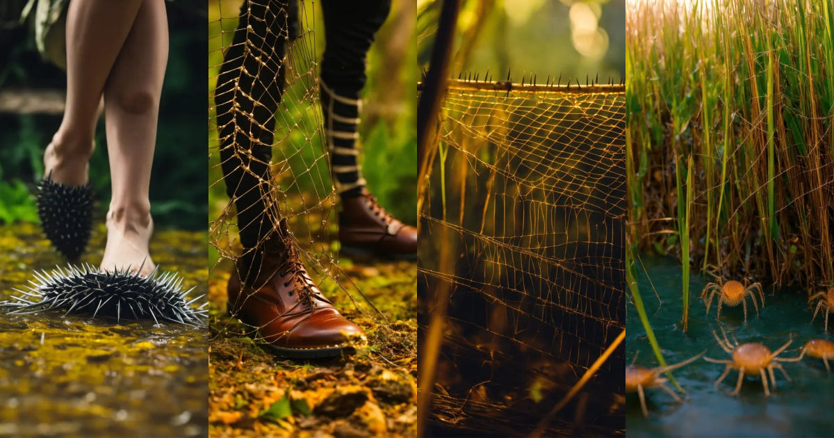 Lexica - Webbed feet with spikes