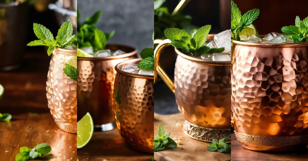 Lexica - Capture the essence of a Moscow mule cocktail garnished with ...