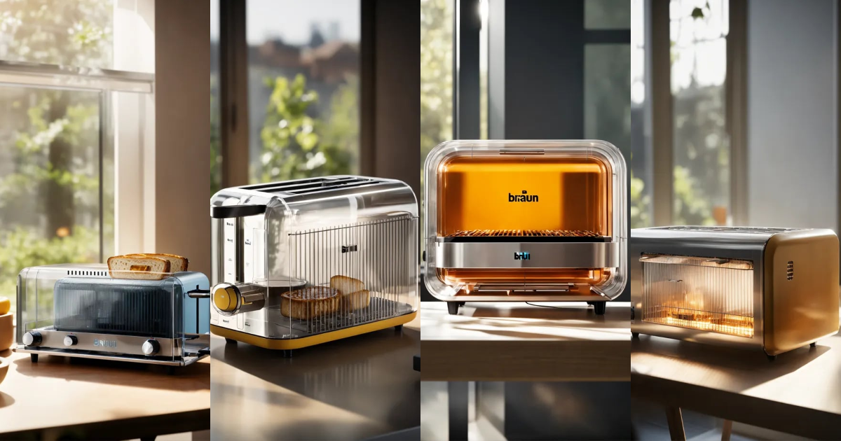 Lexica - A stunning, translucent polycarbonate toaster designed by ...