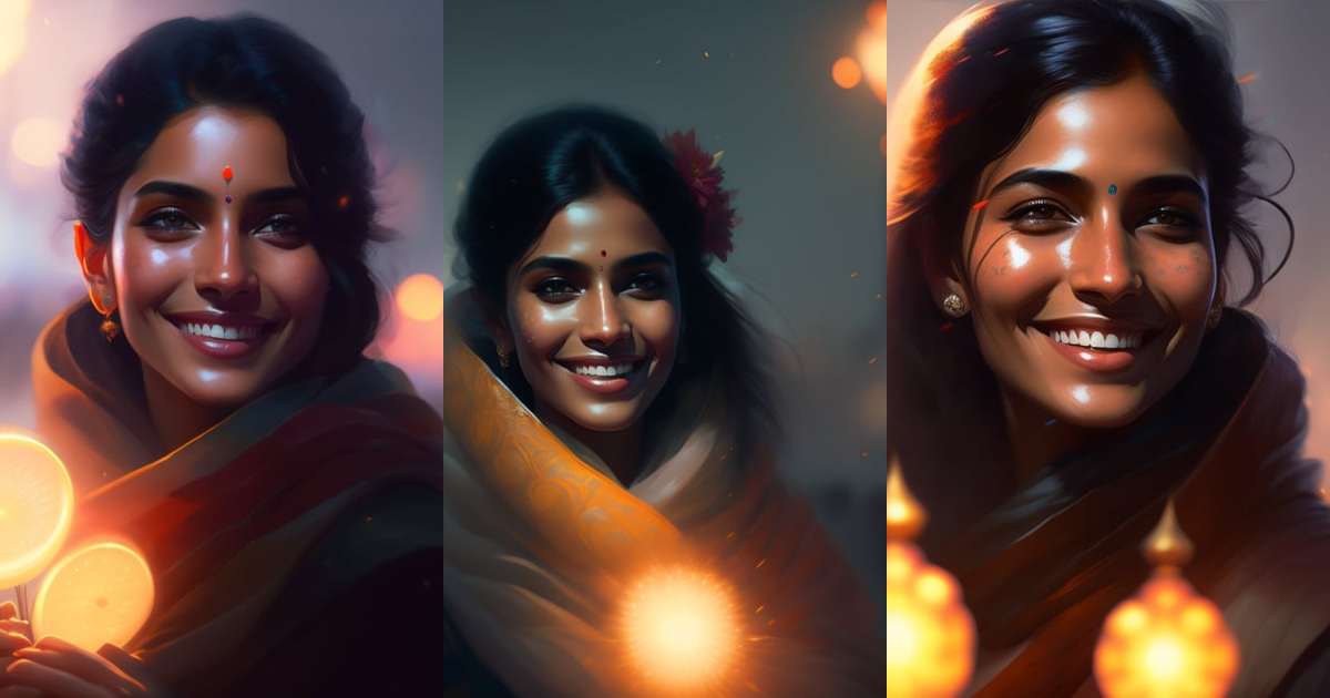 Lexica - Chennai, tamil, wide open smile, fireworks, night festival ...