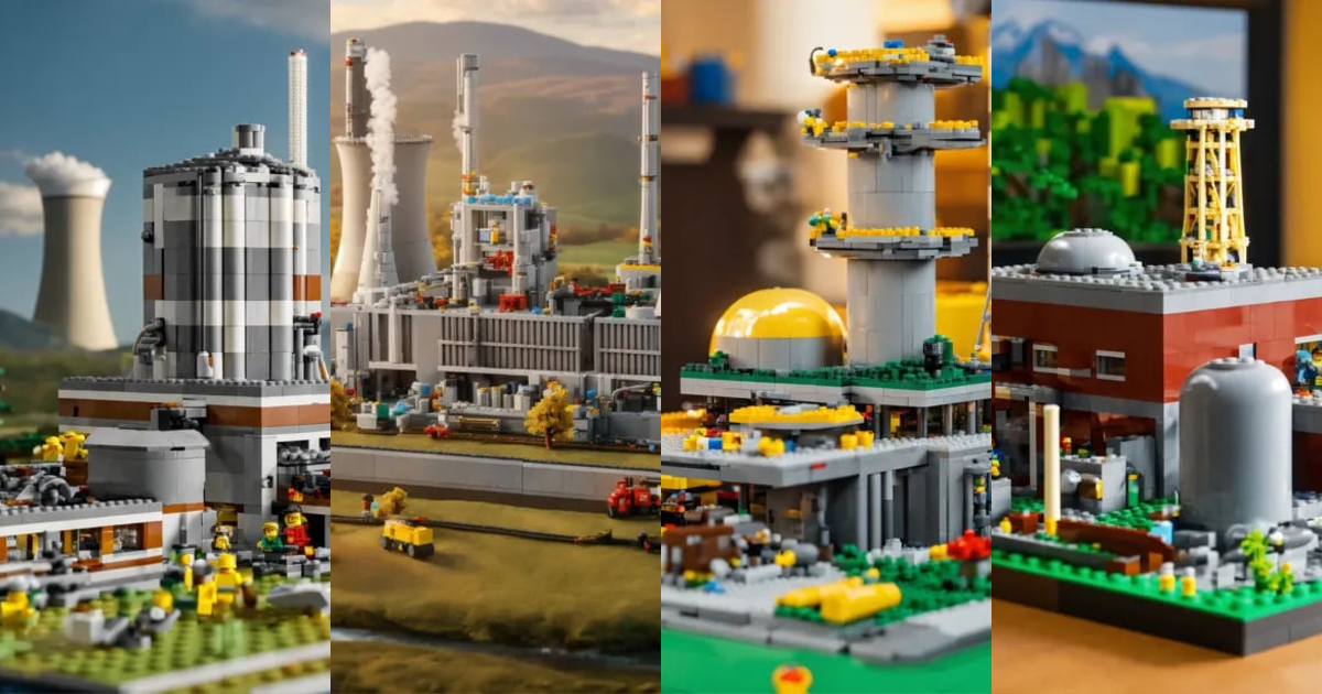 Lexica - A LEGO set for a Nuclear power plant