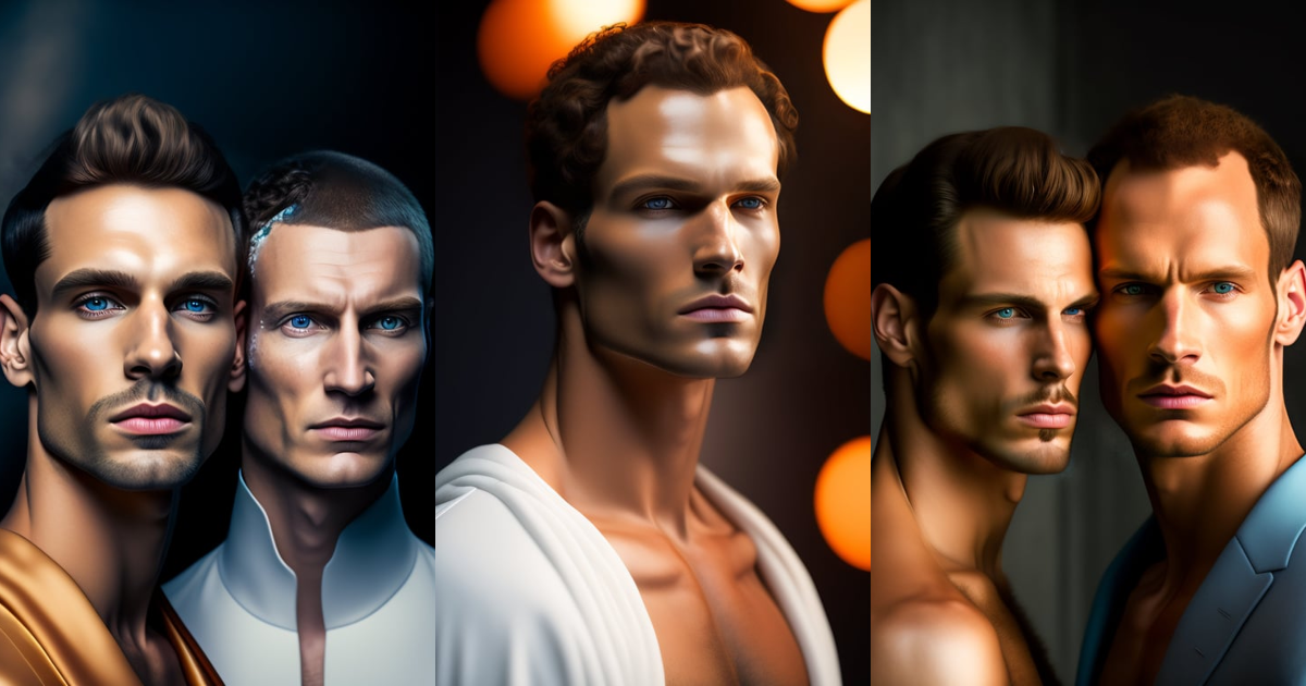 Lexica - Beautiful studio photograph of colorful portrait photography ...