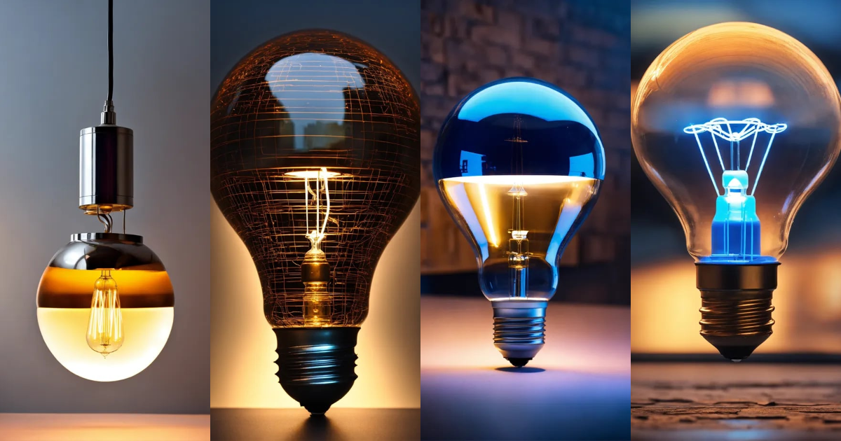 Lexica - A futuristic light bulb (hint), elegant, ultracontemporary ...