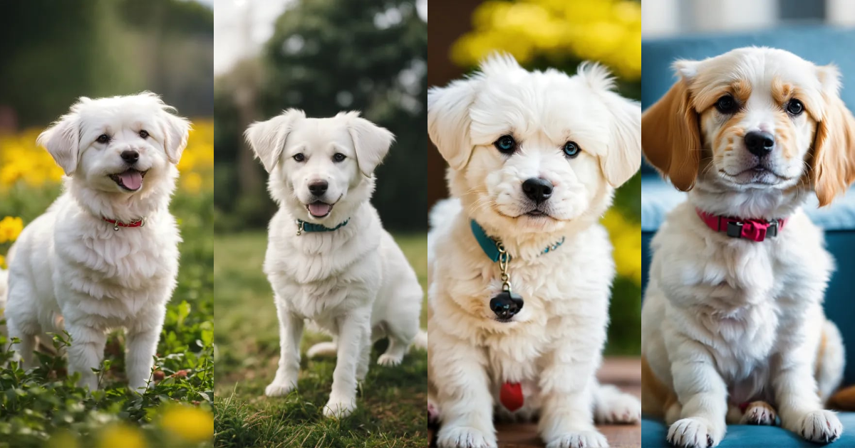 Lexica - Cute white dog