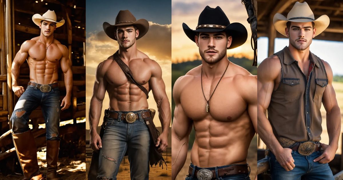 Lexica - Full-body photo of a beautiful masculine fit cody christian as ...