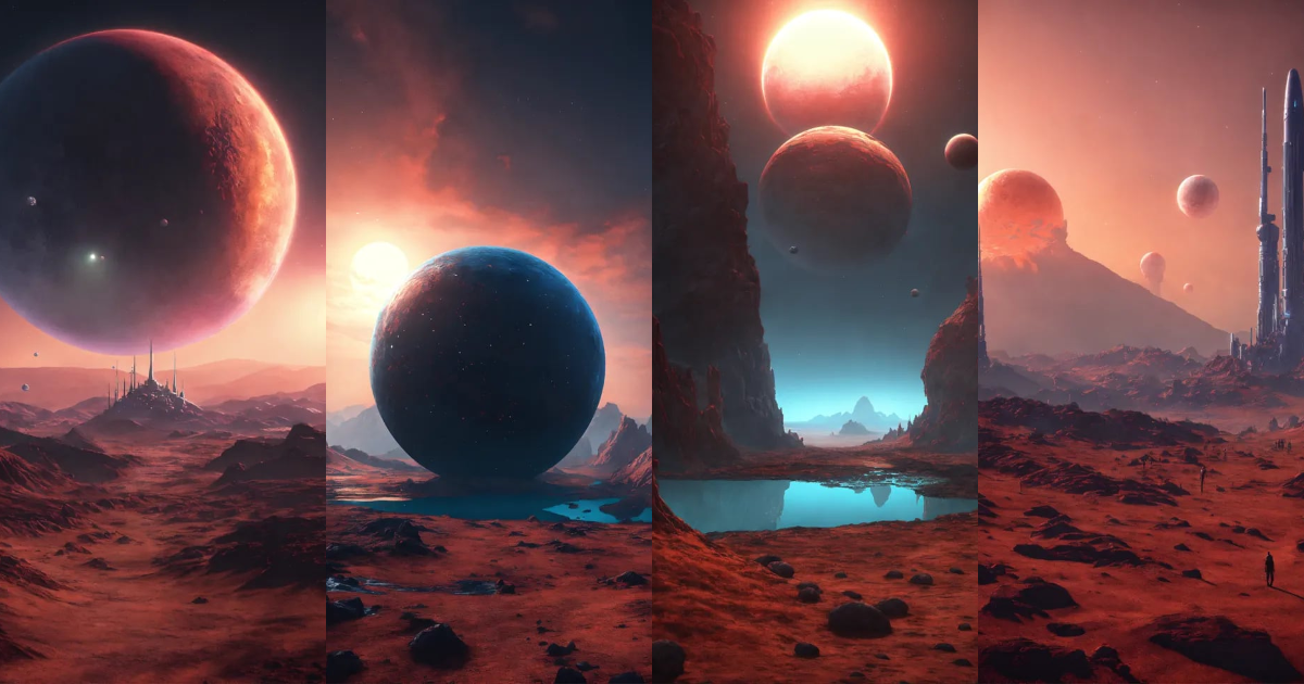 Lexica - Alien planet, creepy environment, Extraterrestrial, 8K ...