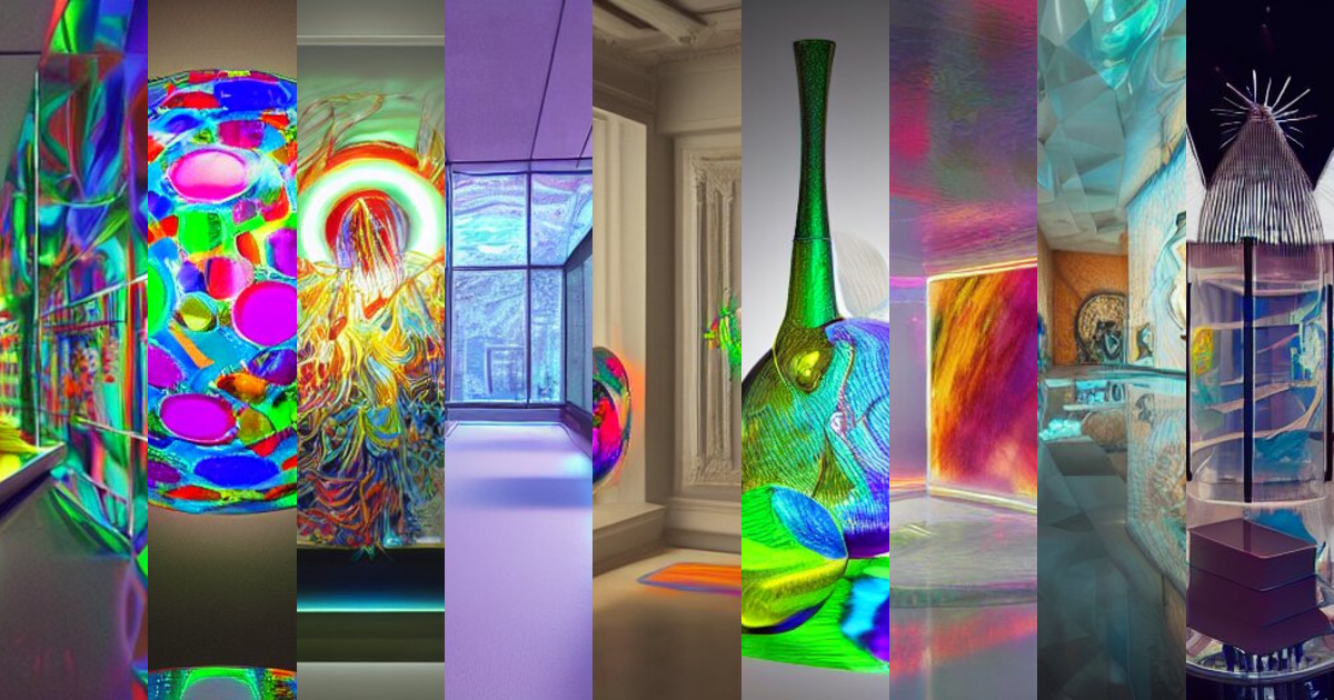 Lexica - Glass art, colorful glass art, caustics, beautiful lighting ...