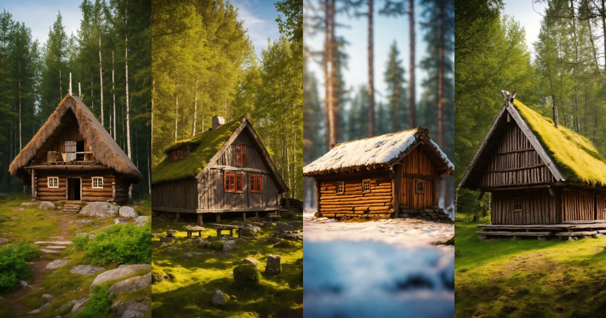 Lexica - Anglo saxon house in arctic forest