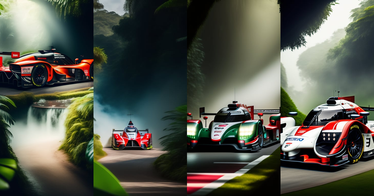 Lexica - Lmp1 prototype racing in jungle