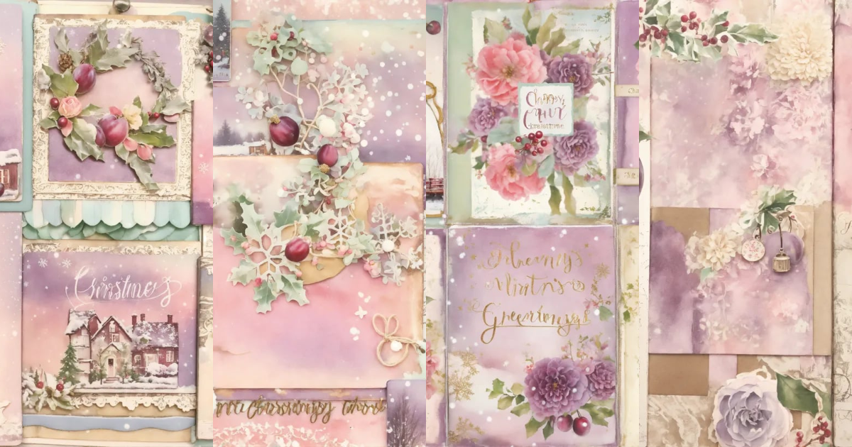 Lexica - Shabby chic dreamy mist pastel colors junk journaling ...