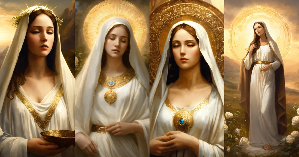 Lexica - Majestic image 0f Virgin Mary, mother of Christ, Extremely ...