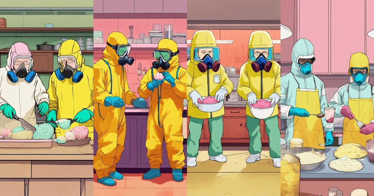 Lexica - Jesse pinkman and walter white from breaking bad making ice ...