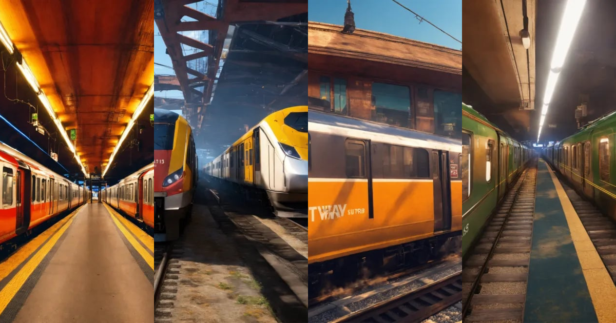 Lexica - Trains Railroads Subways Train, Virtual Reality