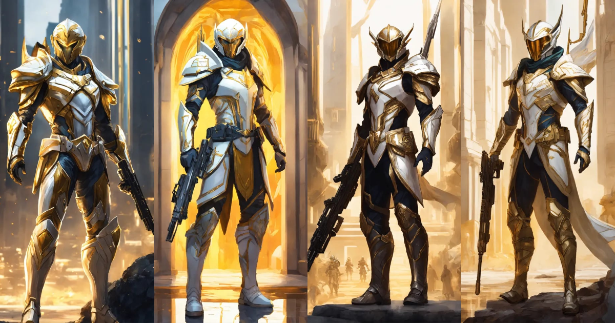 Lexica - Epic drawing of a full body of a high elf sci fi soldier ...