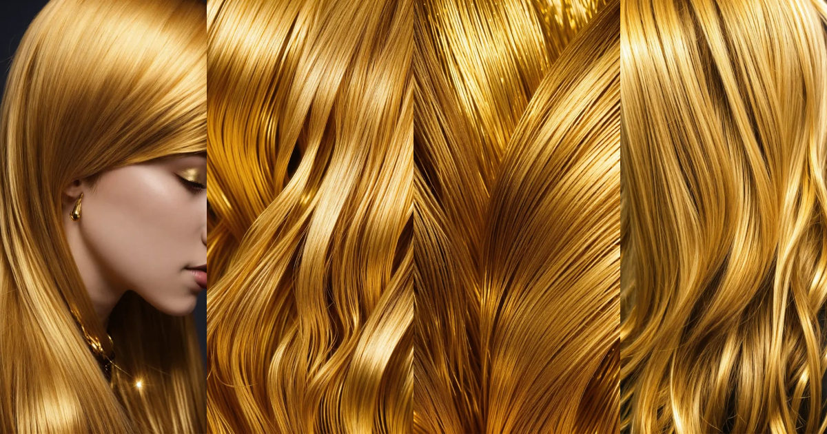 Lexica - Bright Shiny Gold Metallic strands of Shiny Gold Metallic ...