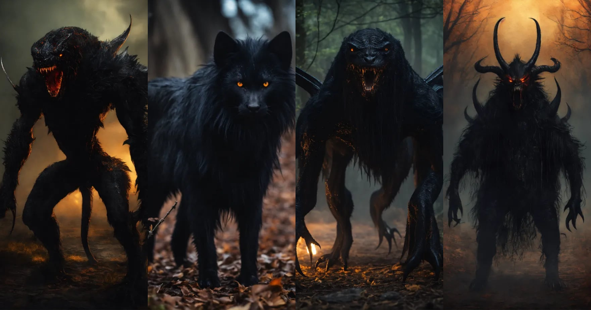 Lexica - Scary black creatures