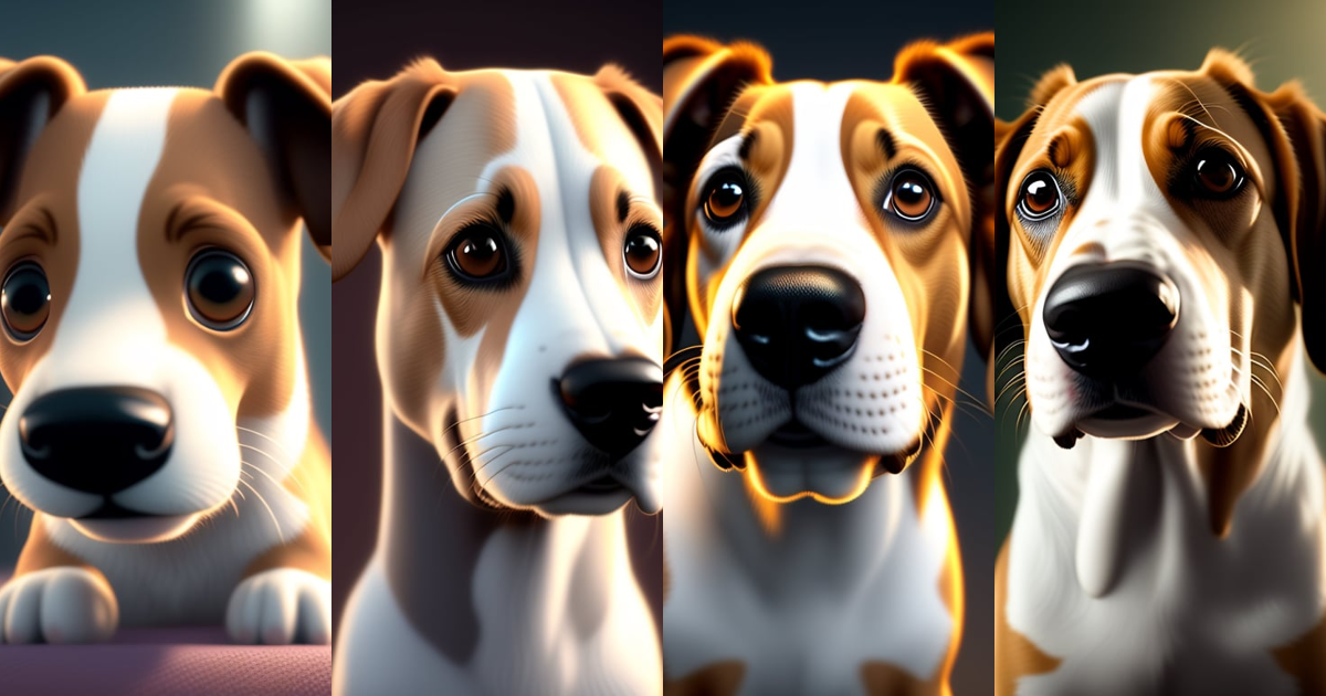 Lexica - Ollie, Dog, Beagle, all White snout, Large eyes, 10 Years Old ...