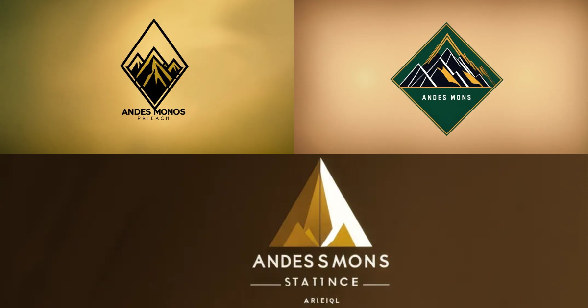 Lexica - Create the minimalist style logo for a brand called "Andes ...