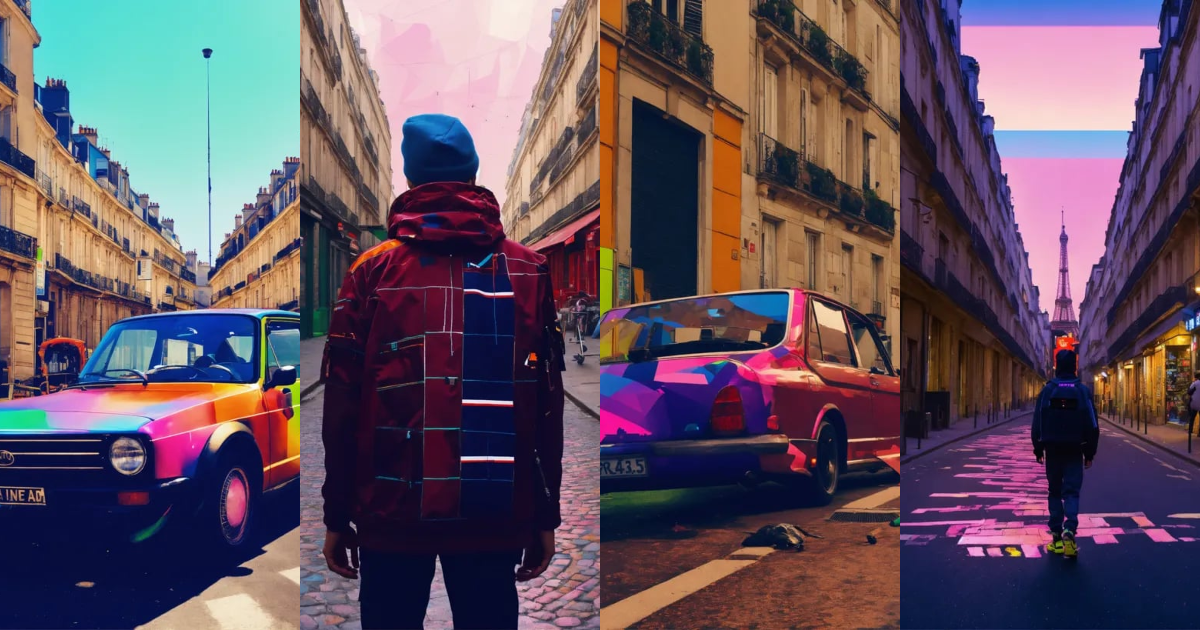 Lexica - Un ghetto parisien avec un univers glitch, bug.