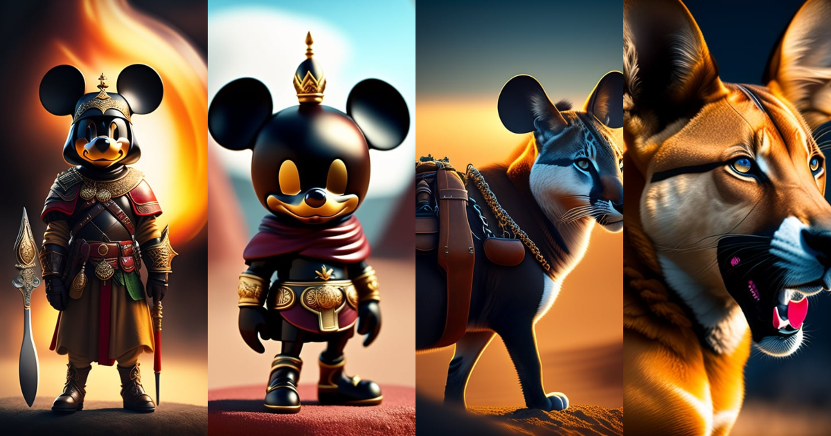Lexica - Mickey mousse Warrior