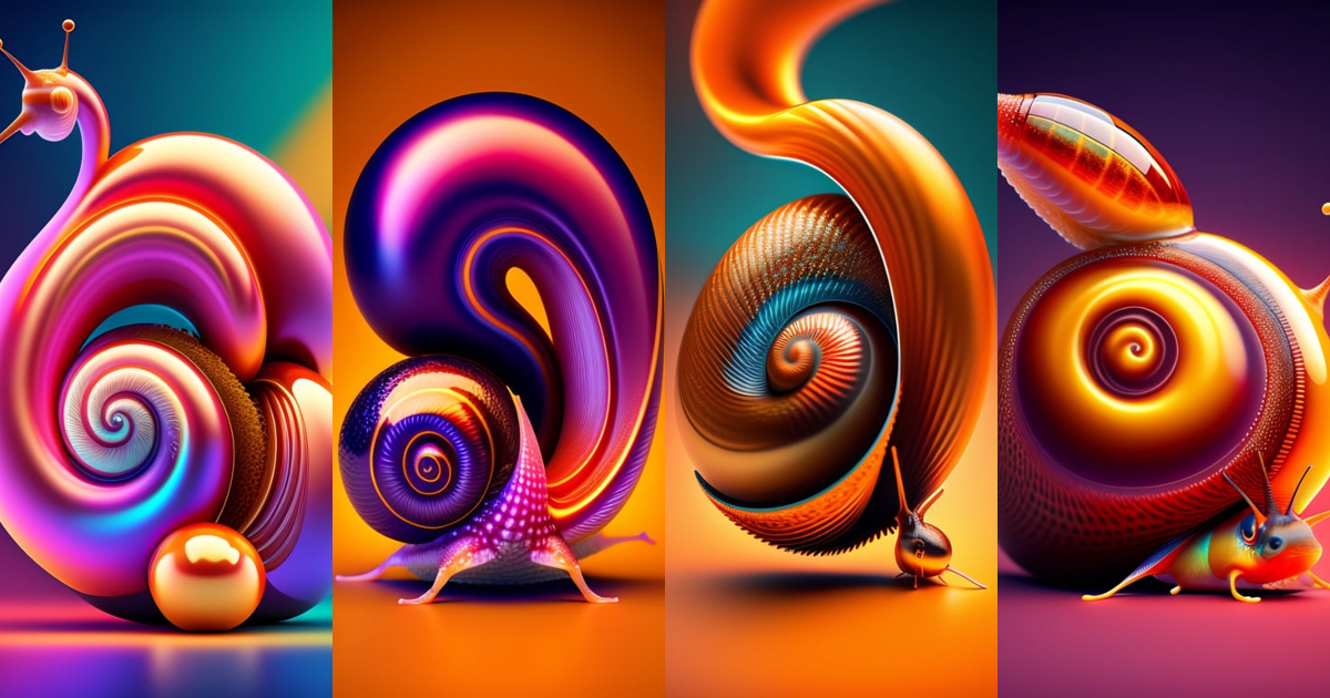 Lexica - A snail in a party, hyper detailed, ultra-sharp, octane render, 8 k, illustration ...