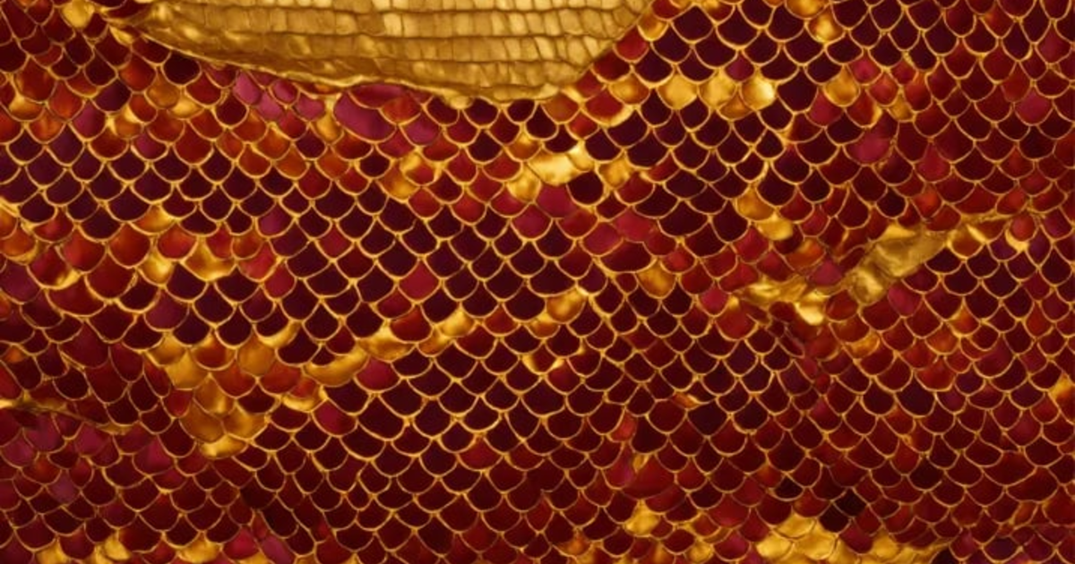 Lexica - Snake scale pattern in palatial gold, animal print, gold and ...