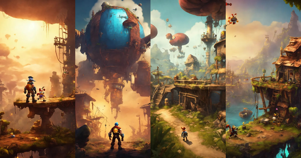 Lexica - 2d Rayman-style platform game with hyper realistic scenarios ...