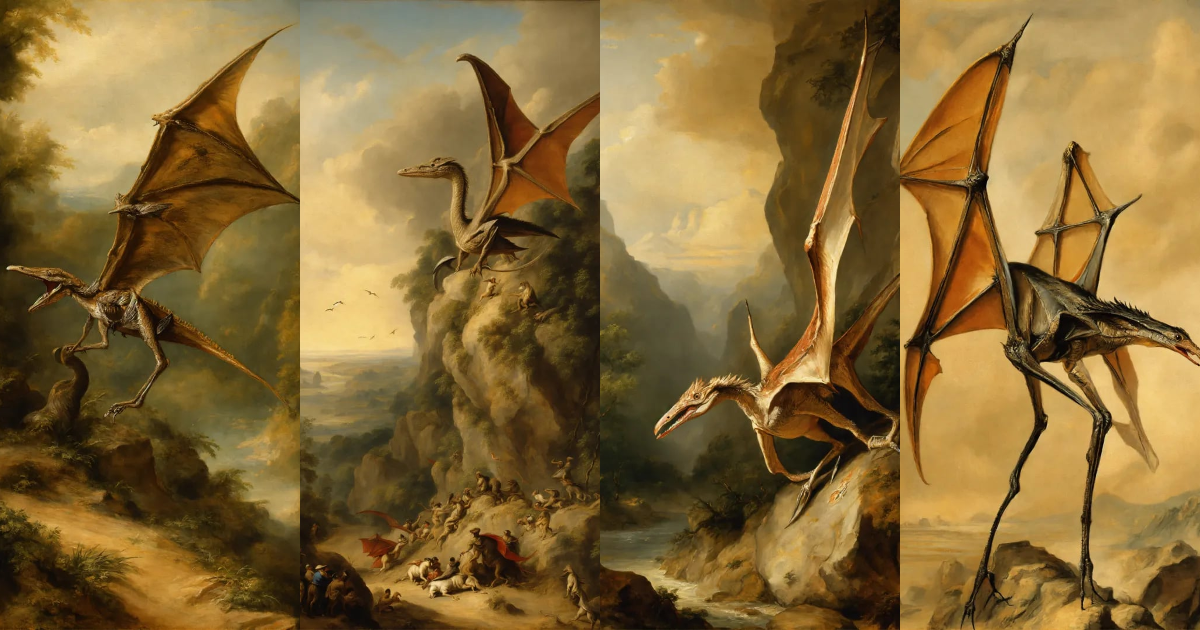 Lexica - Pterodactyl fossil by Peter Paul Rubens
