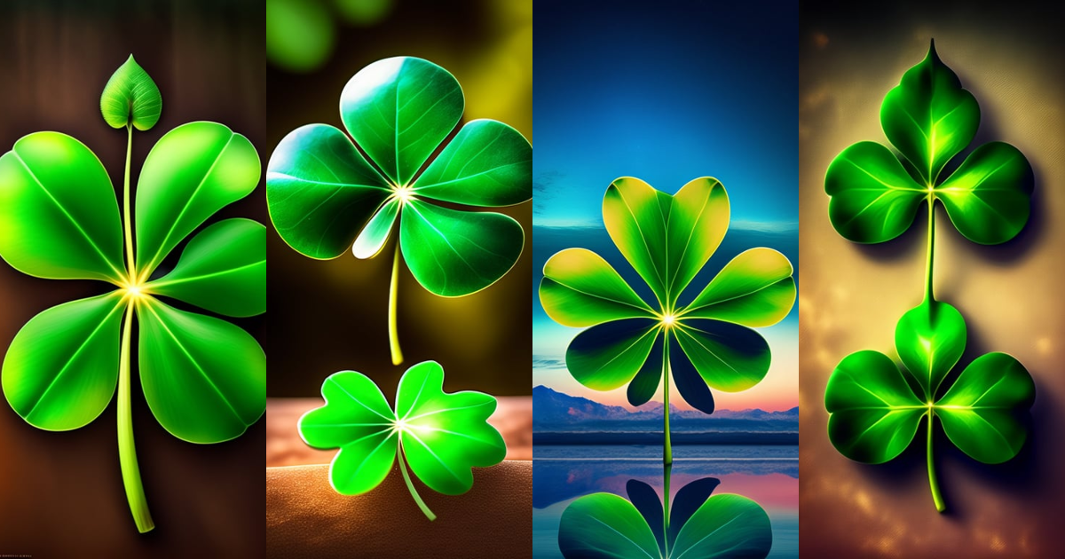 Lexica - Four leaf clover brings good luck