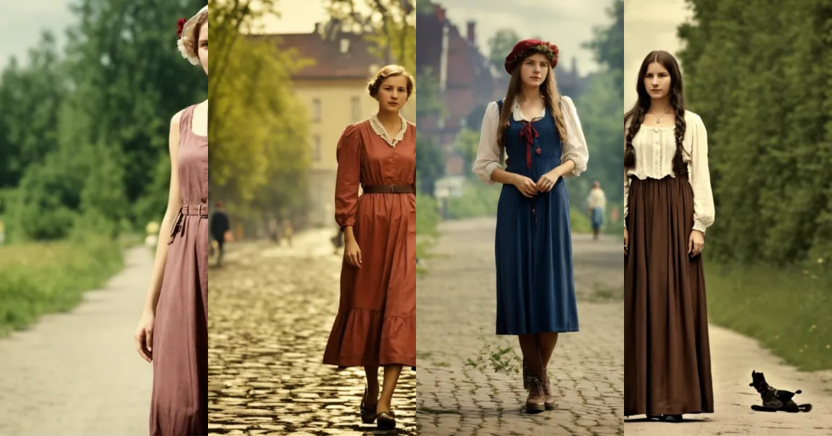 Lexica - Poland think poor woman age 20, 1920-1930 on streen in Warshaw ...