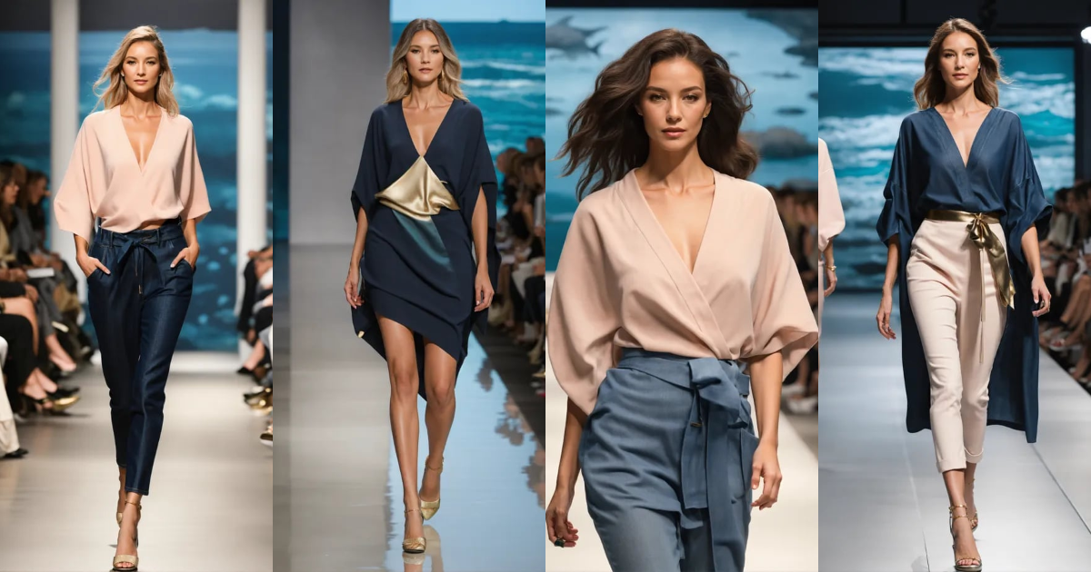 Lexica - 3d realistic photo of female oceanographer walking runway ...