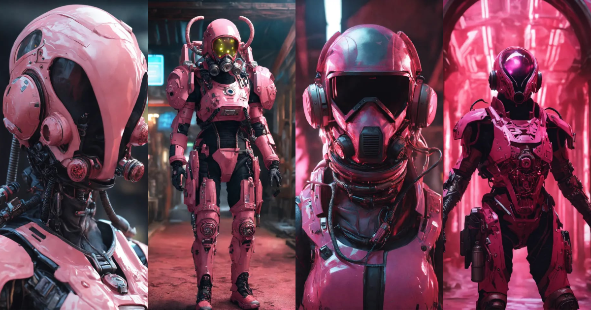 Lexica - Realistic alien humanoids ufo,pink color, zombi terminator ...