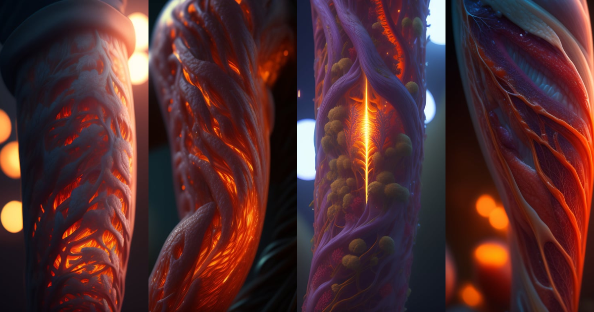 Lexica - Closeup photograph of human man forearm, skin, flesh, vascular ...