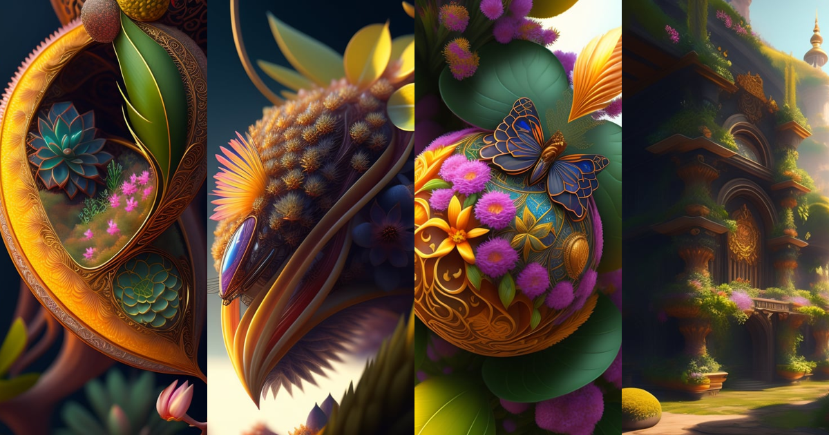 Lexica - Modern, botanical illustrations, epic, fantasy, intricate ...