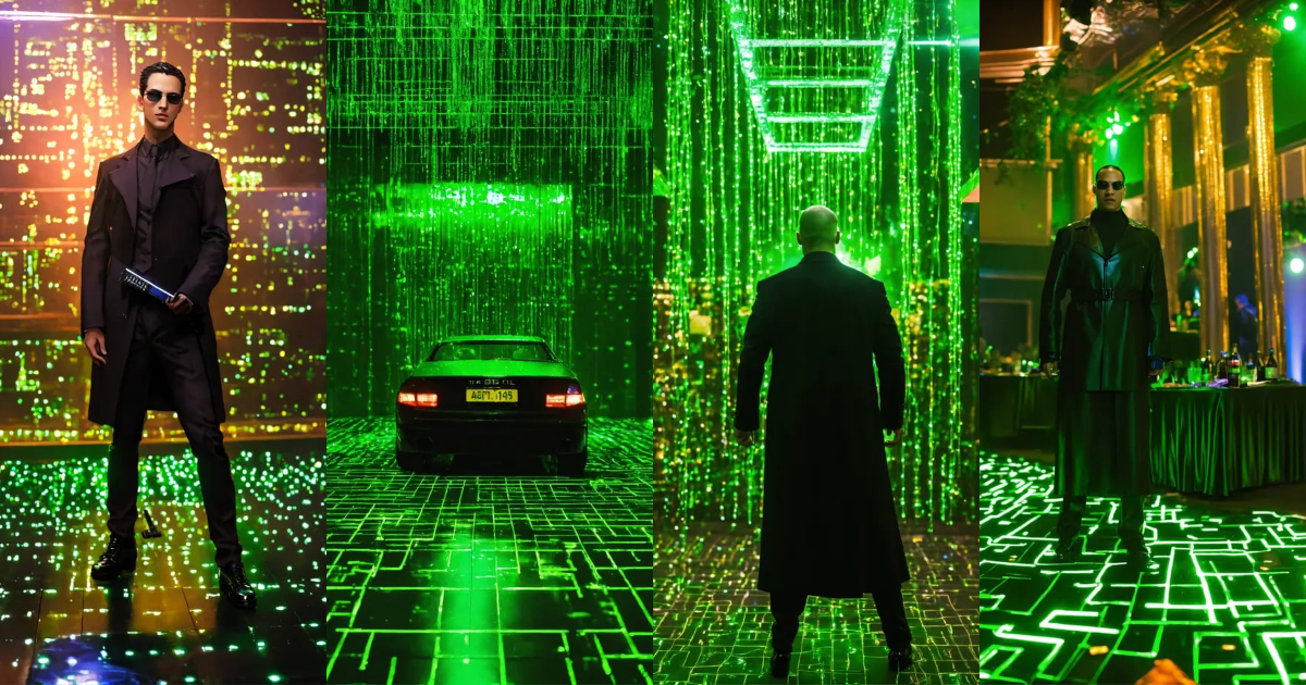 Lexica - Matrix themed party