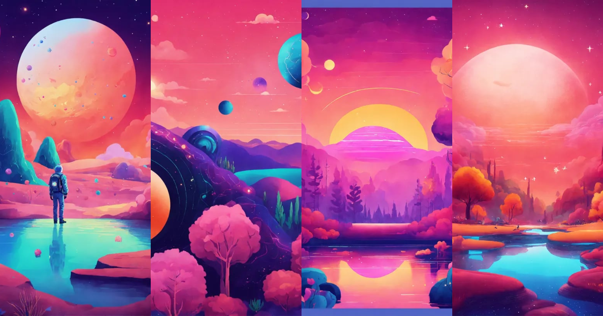 Lexica - Astral Funk album cover. sci fi. abstract. nature cozy webpage ...