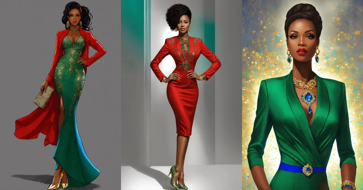 Lexica - Beautiful black businesswoman gorgeous "dark face skin ...