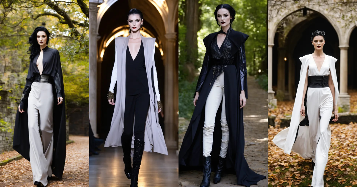 Lexica - Lothlorien androgynous royal vampire walking runway during ...