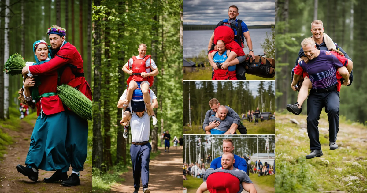Lexica - Husband carrying wife competition in Finland
